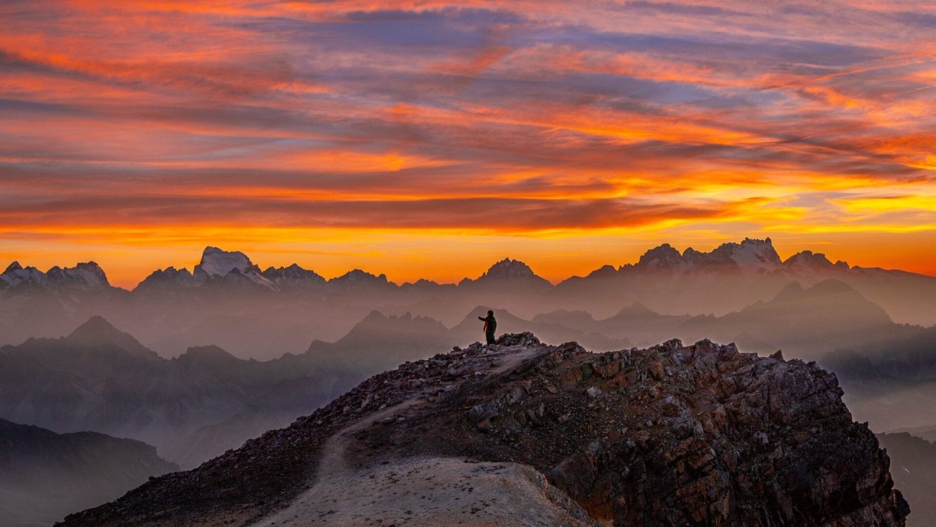 Le mont Thabor - Sommet dans la vallée de la Clarée